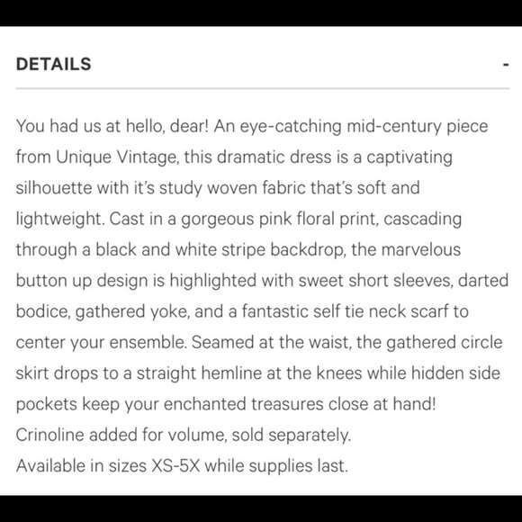 Unique Vintage | Dresses | Unique Vintage Cora Swing Dress Black And White Stripe Pink Roses ...